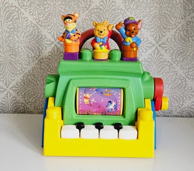 RARE VINTAGE MEGA Bloks Musical Winnie the Pooh Magic Wave Player Piano ...