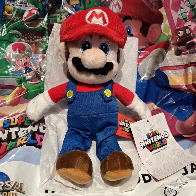 UNIVERSAL STUDIOS HOLLYWOOD Super Nintendo World Small Mario Plush. NWT ...