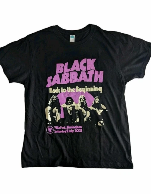 BLACK SABBATH BACK To The Beginning Tour T shirt XL Birmingham 2025 ...