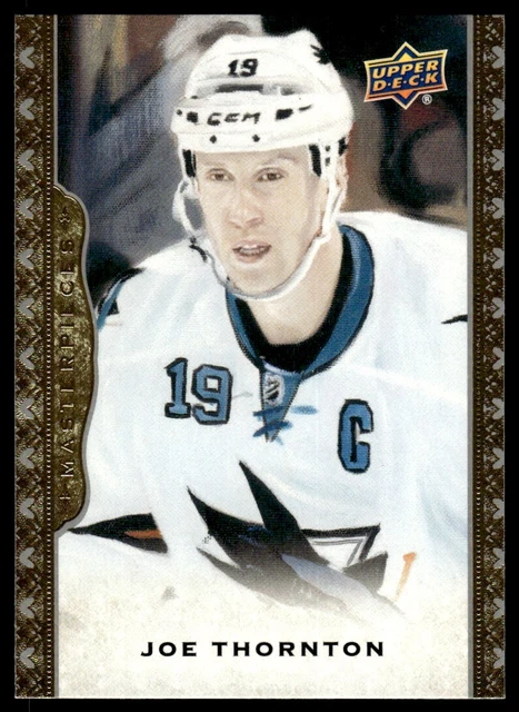 2014-15 UPPER DECK Masterpieces Joe Thornton San Jose Sharks #27 $1.70 ...