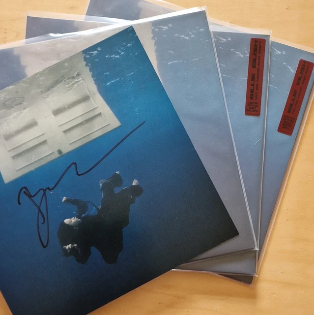 BILLIE EILISH - Hit Me Hard and Soft 3LP Bundle with Signed Insert Blue ...