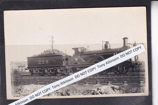 LMS - Ex Midland Railway - 2-4-0 - No. 228 @ Bedford - Photo #13850 £1.50 - PicClick UK