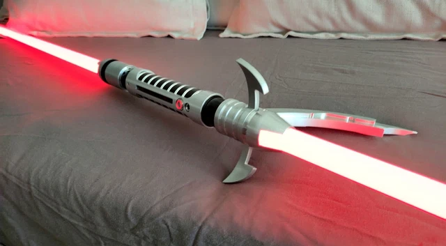 DARTH MAUL DOUBLE-LIGHTSABER (Rebels), neopixel/xenopixel duel saber ...