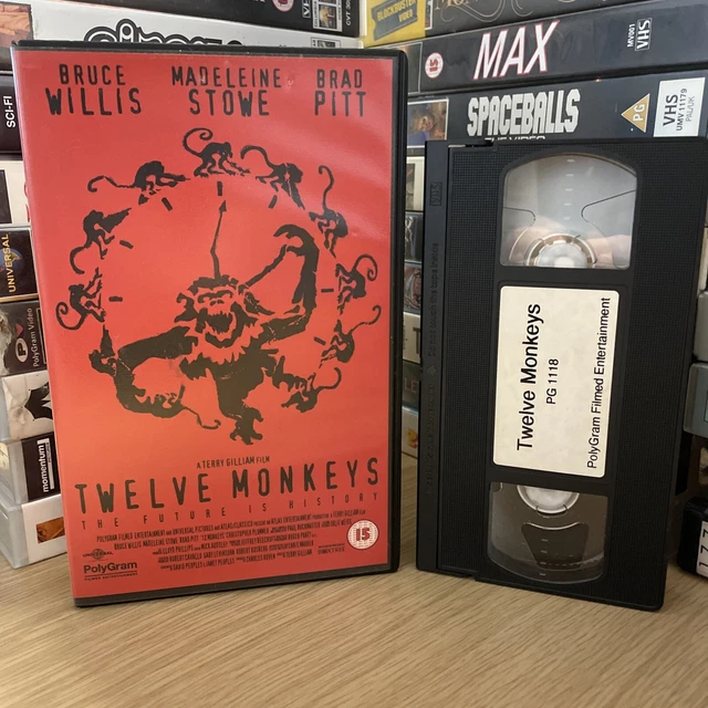 TWELVE MONKEYS - Big Box SAMPLE VHS - Dealer Promo Timecode - Bruce ...