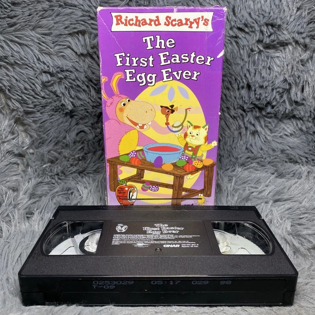 THE BUSY WORLD of Richard Scarry - The First Easter Egg Ever VHS Tape 1998 Rare £22.57 - PicClick UK