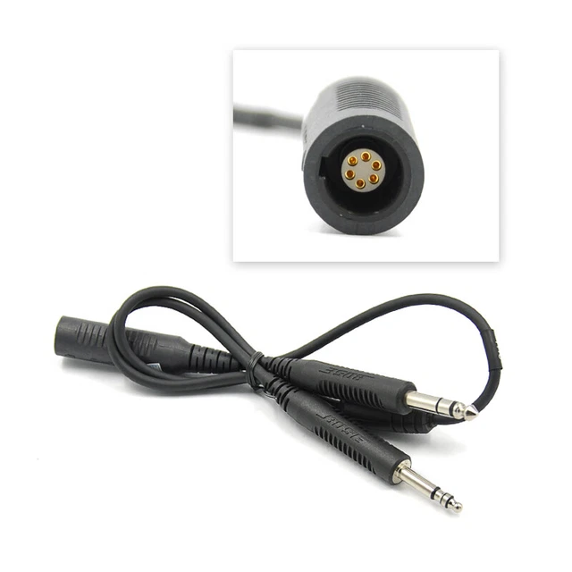 BOSE-A20 HEADSET 6-PIN to Dual-Plugs (GA) Adapter £148.79 - PicClick UK