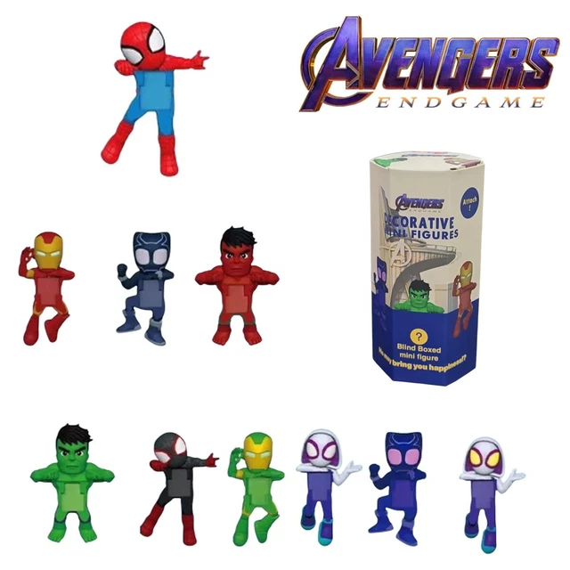 SONNY ANGEL AVENGERS Sorpresa Hippers Spiderman Móvil PC Mini Figura ...