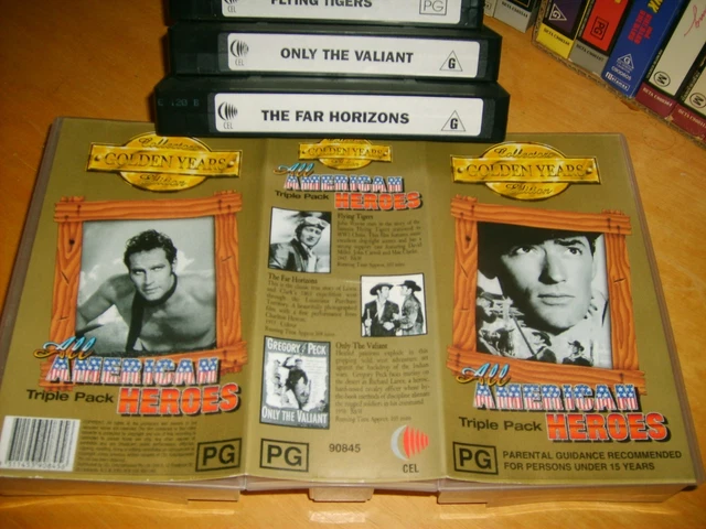 ALL AMERICAN HEROES - Australian Golden Years Collectors Edition - VHS ...