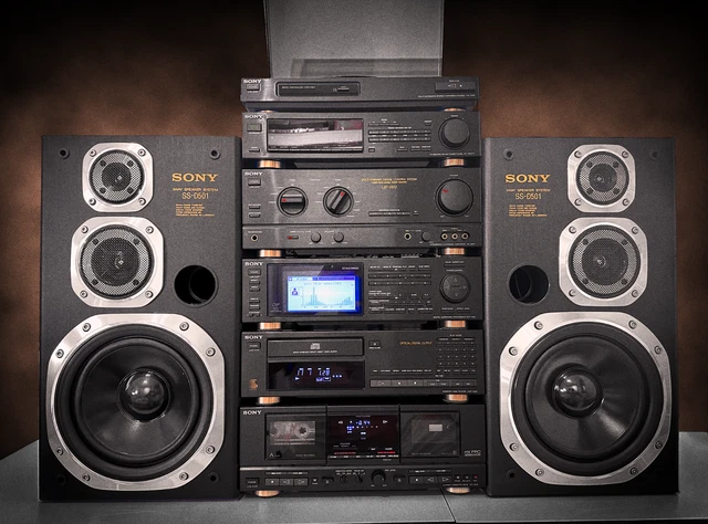 SONY HIFI TOWER 🌈RaRe🌈 Complete Vintage Component Stereo System $13,999 ...