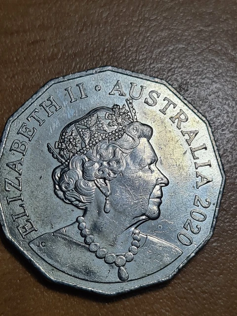 VERY RARE 2020 50c 50 Fifty Cent Coin COA Low Mintage Circulated VF $7. ...