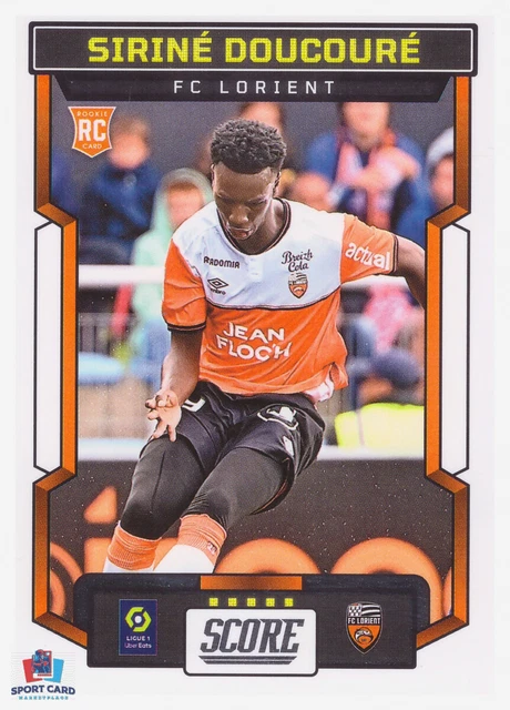PANINI SCORE LIGUE 1 2023-24 Rookie Card - Siriné Doucouré - FC lorient ...