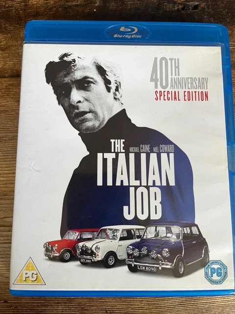 THE ITALIAN JOB - Michael Caine - 40th Anniversary Special Edition Blu ...