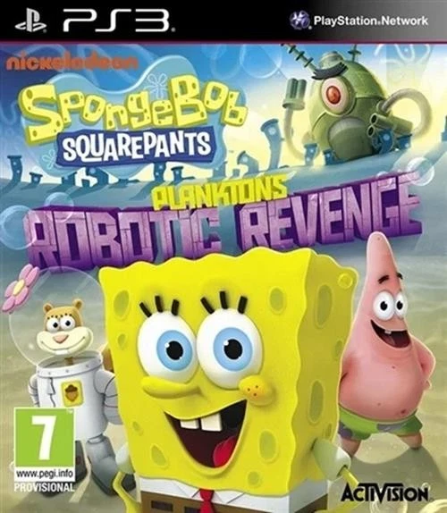 SPONGEBOB SQUAREPANTS PLANKTON'S Robotic Revenge - Sony PlayStation 3 ...