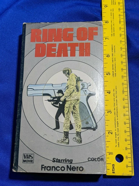 RING OF DEATH (1972/aka Detective Belli)RARE Congress VHS-Franco Nero ...