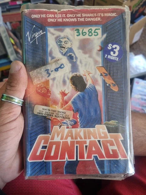 MAKING CONTACT AKA Joey VHS PAL Rare DOUBLE-SIDED SLICK Ex-Rental 1986 ...