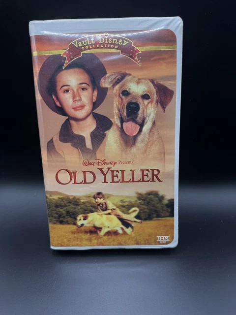 WALT DISNEY VAULT Collection OLD YELLER VHS VIDEO 2002 Clam Shell Case ...