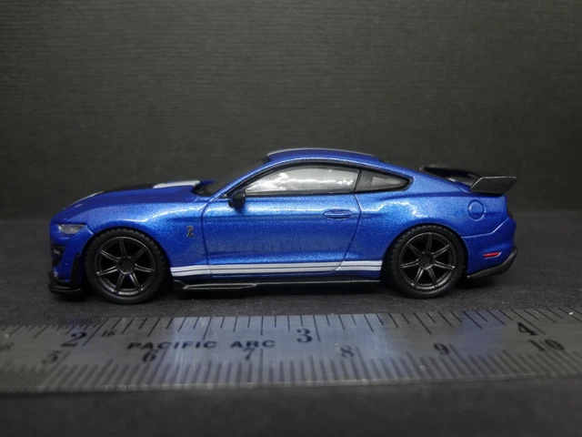 MINI GT FORD Mustang Shelby GT500 Ford Performance Blue 1:64 loose EUR ...