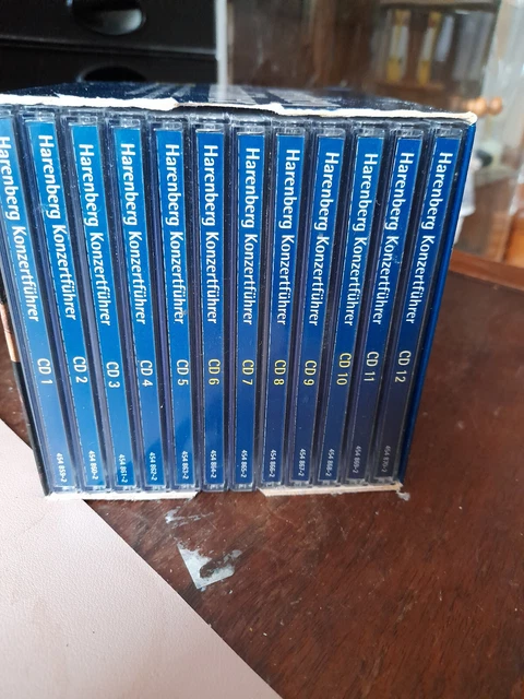 KONZERTFÜHRER HARENBERG (12 CD-Box) berühmte Werke großer Komponisten EUR 12,00 - PicClick DE
