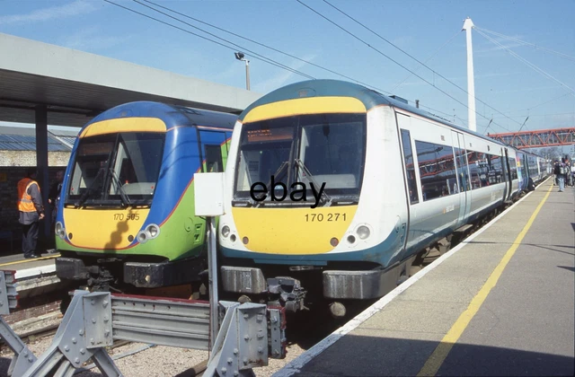 35MM RAILWAY SLIDE - DMU Class 170. 170505, 170271 @ Cambridge £2.99 ...