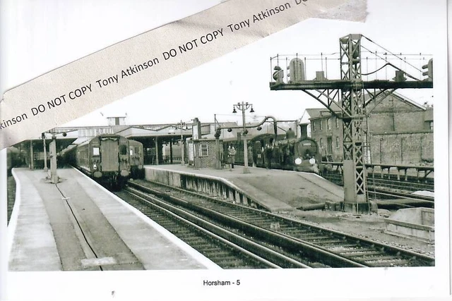 HORSHAM RAILWAY STATION - Steam & Electric - Photo Print - #7897 £2.28 ...