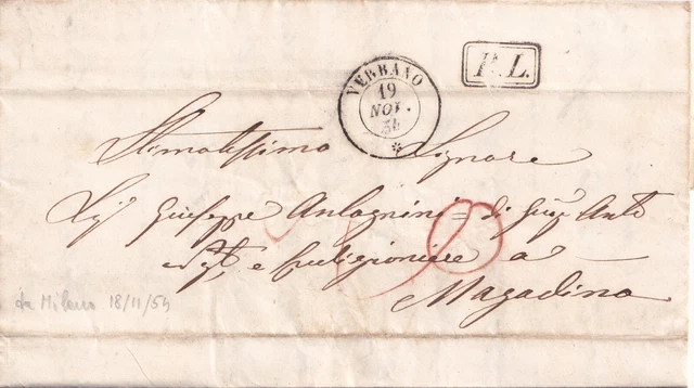 ZZ105-LACUALE-VERBANO ON LETTER From Milan X Swiss £18.06 - PicClick UK