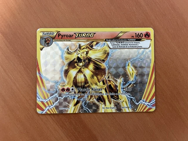 CARTE POKÉMON - Pyroar (Némélios) Turbo 24/114 XY11 ESPAGNOL EUR 3,50 ...