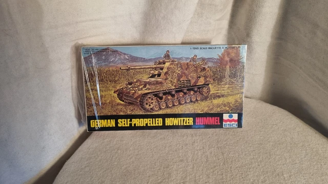 BAUSATZ ESCI 8013 German Self Propelled Howitzer Hummel 1:72 OVP S025 ...
