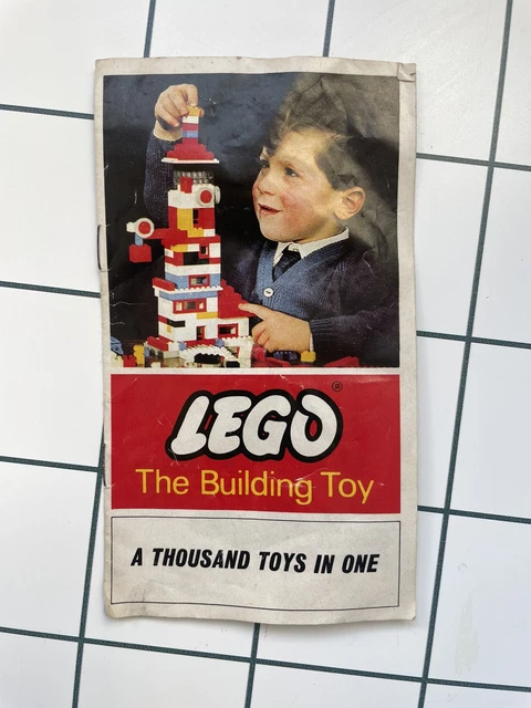 VINTAGE 1960S LEGO Small Booklet Catalogue Brochure £6.49 - PicClick UK