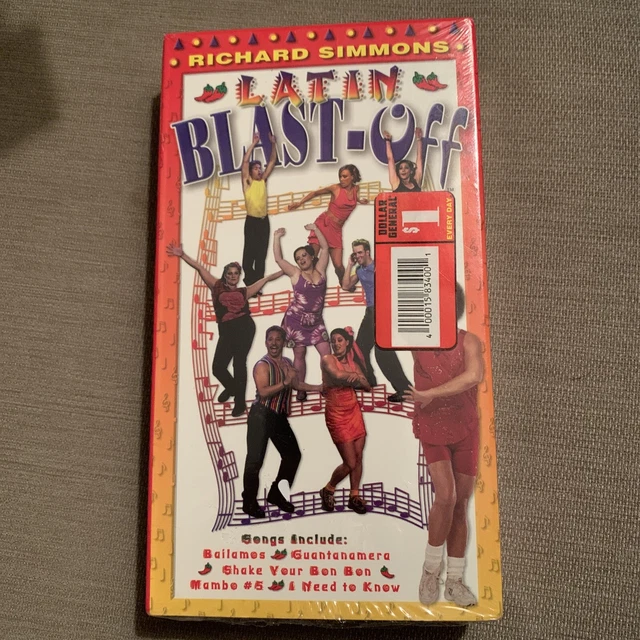 RICHARD SIMMONS - Latin Blast Off (Fullscreen VHS, 2001) *BRAND NEW ...