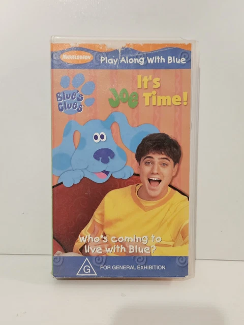 RARE NICK JR Blues Clues Its Joe Time VHS 2003 Nickelodeon 2 Episodes ...