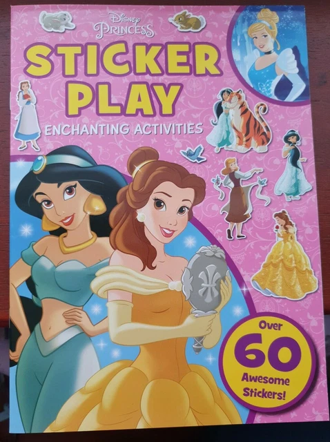 DISNEY STICKER BOOK Disney Princess activity book GIRLS Sticker Play ...