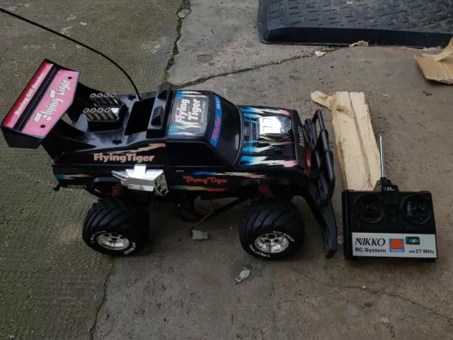 NIKKO TRONICO FLYING Tiger Monstertruck ferngesteuertes Rc Auto 1:10 ...