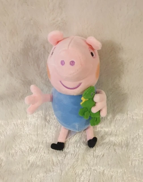 PEPPA PIG SMALL George with Dinosaur Plush Cuddly Teddy £3.99 - PicClick UK