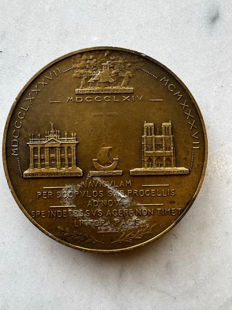 MÉDAILLE ANCIENNE EN Bronze, Jean Cardinal Verdier Archeveque De Paris ...