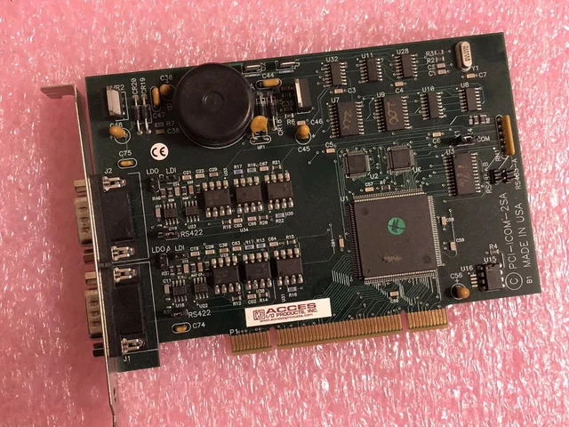 ACCES PCI-ICOM-2SA RS485-A PCI-ICM-2S Isolated Serial Interface Card ...