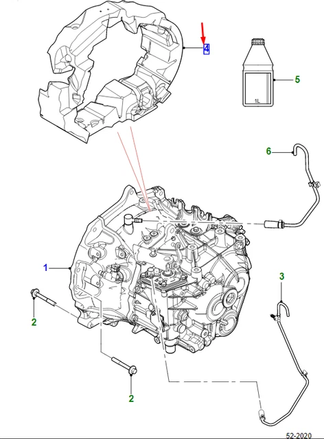 JAGUAR E-PACE X540 Gearbox Insulator J9C25958 NEW GENUINE £135.00 ...