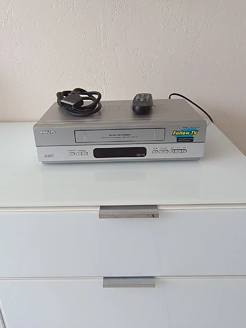 MAGNÉTOSCOPE VHS PHILIPS VR 550 Lecteur Enregistreur 6 Têtes Stereo Pal ...
