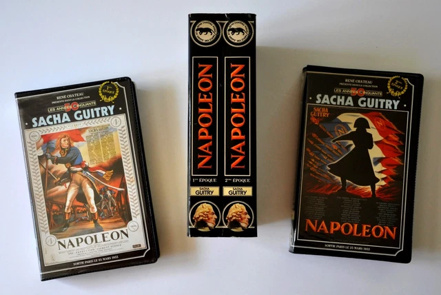 VHS COFFRET NAPOLÉON 1ère et 2ème époque de SACHA GUITRY - René CHATEAU ...