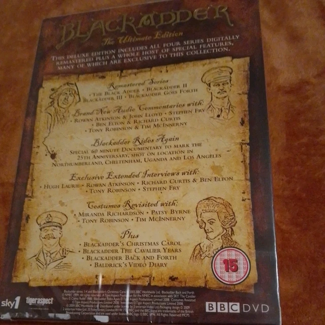 BLACKADDER ~ REMASTERED ~ The Ultimate edition dvd box set new and ...