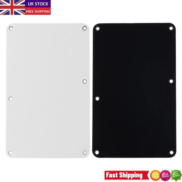 6-HOLE CLOSED STYLE Electric Guitar Cavity Cover Plastic Backplate ...