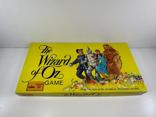 THE WIZARD OF Oz Board Game Storybook Classic Vintage Cadaco 1974 ...