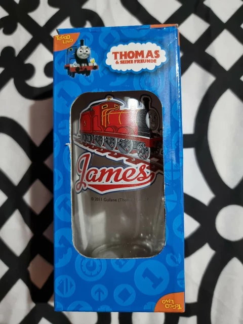 THOMAS AND FRIENDS JAMES drinking Glass New In Box Thomas the tank ...