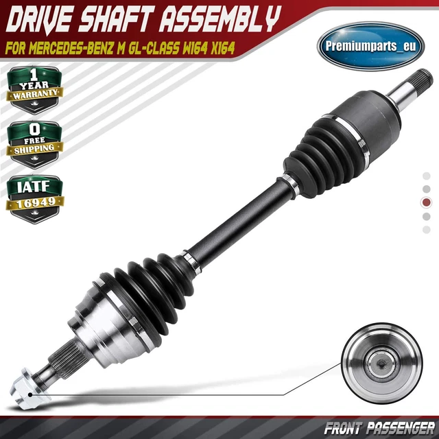DRIVE SHAFT FRONT Left for Mercedes-Benz M GL-Class W164 X164 05-12 ...