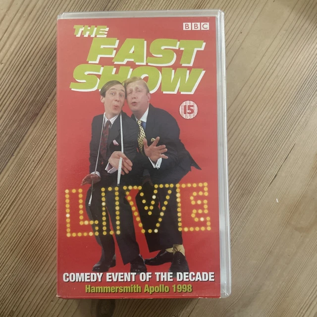 THE FAST SHOW Live (Original 1998 Bbc Vhs Video Cassette) Certificate ...