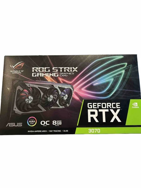ASUS NVIDIA GEFORCE RTX 3070 ROG Strix Gaming OC Edition 8GB GDDR6 ...