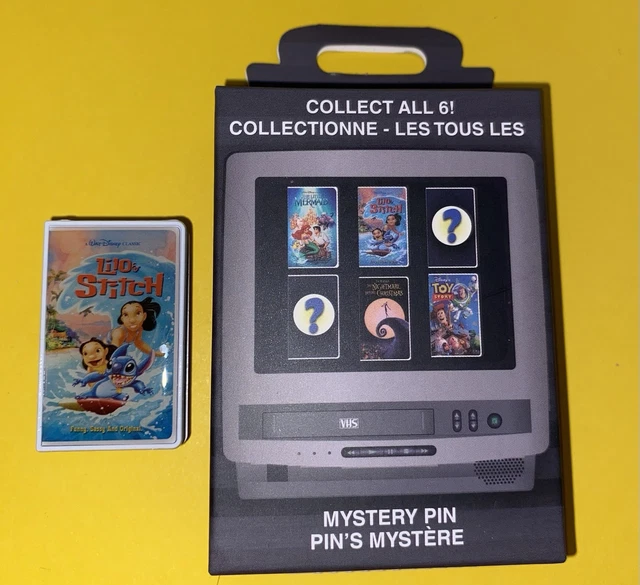PIN LILO & Stitch VHS Mystery Disney Movie Collection Mystery Box ...