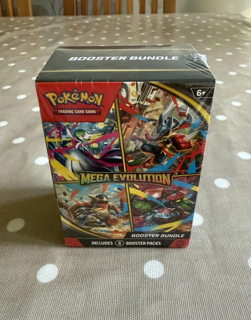 POKÉMON TCG: MEGA Evolution Booster Bundle (6 Packs) - NEU IN HAND EUR ...
