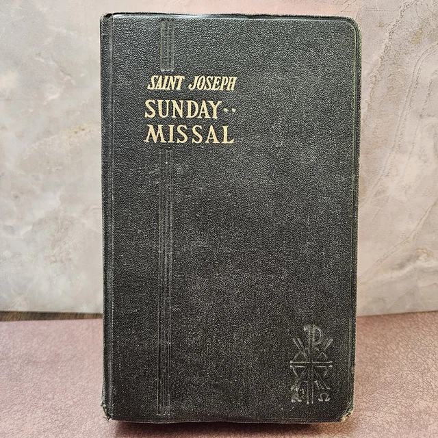 JOHN M. SAINT Joseph Sunday Missal Vintage Mid 1900s £17.98 - PicClick UK