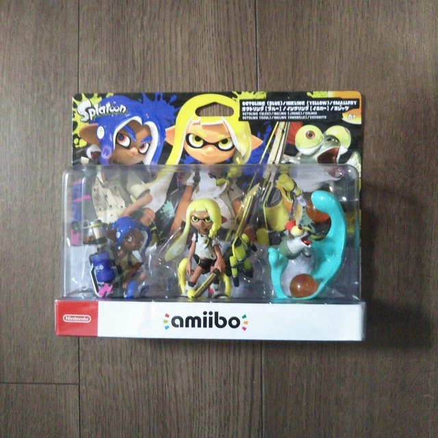SPLATOON 3 AMIIBO Triple Set Octoling Blue / Inkling Yellow / Smallfry Nintendo EUR 90,61 ...