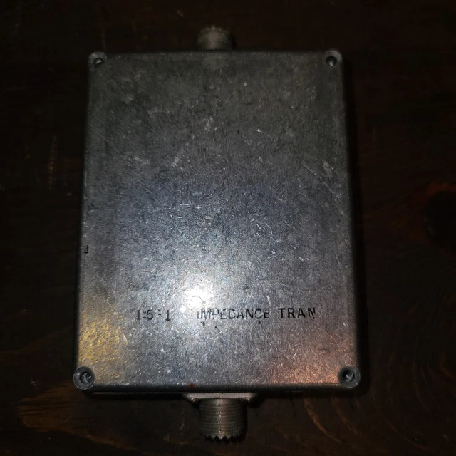 HAM RADIO BALANCE impedance transformer antenna match box with toroid ...